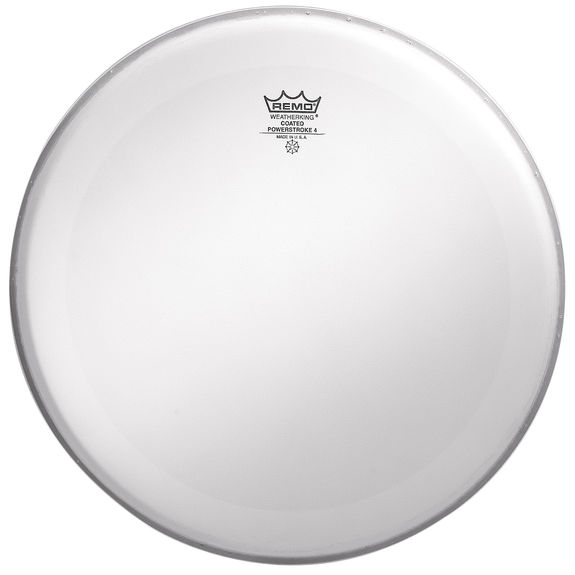 REMO P4-0112-BP Batter, Powerstroke 4, Coated, 12' пластик