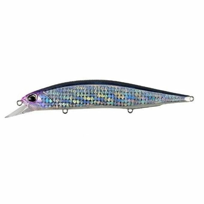 Воблер DUO REALIS JERKBAIT 130SP цвет CQA0122 BLACK BACK GB (светится в темноте)