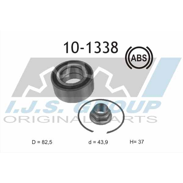 IJS 10-1338 к-кт подшипника ступицы передней наружн.\ rover 75 all 99