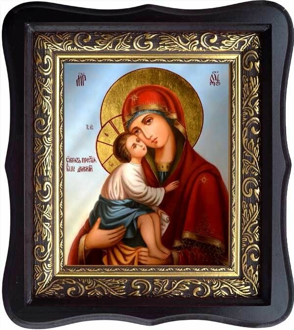 Донская икона Божией Матери на холсте.
