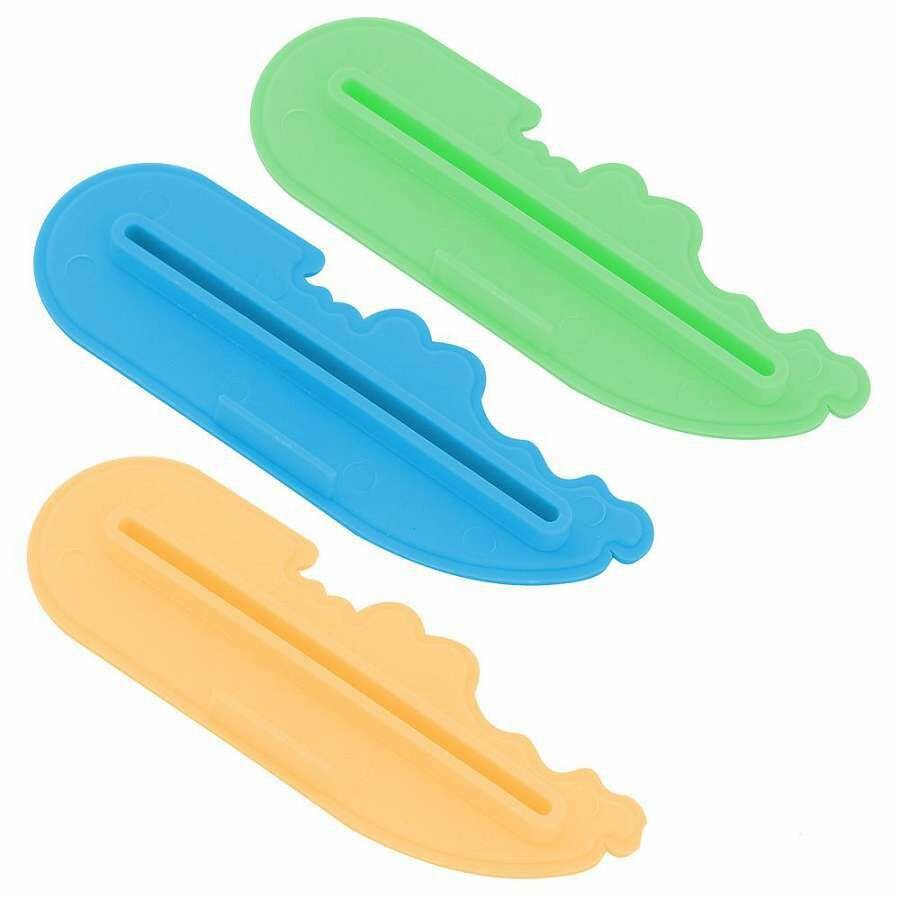 Пресс для зубной пасты "Крокодайл". Набор 3 шт.