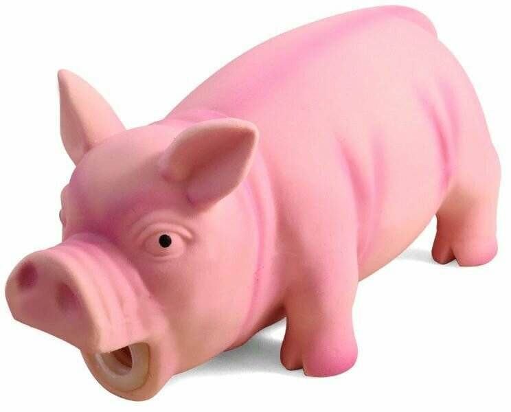 Triol Игрушка для собак Поросенок хрюкающий, латекс, 160 мм