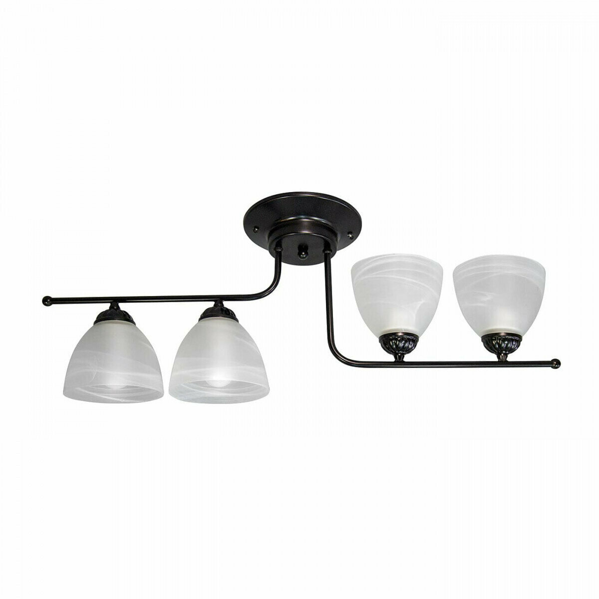 Люстра потолочная длинная в коридор лофт Петрасвет Россия S2416-4