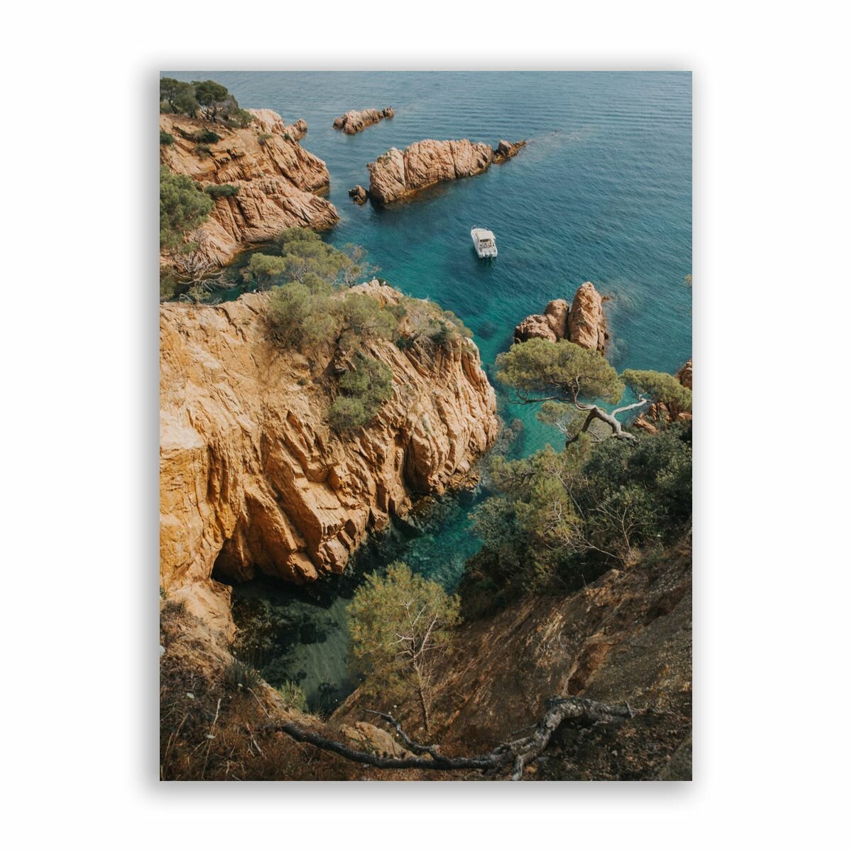 Постер, плакат на бумаге / Природа Испании - Море / Размер 40 x 53 см