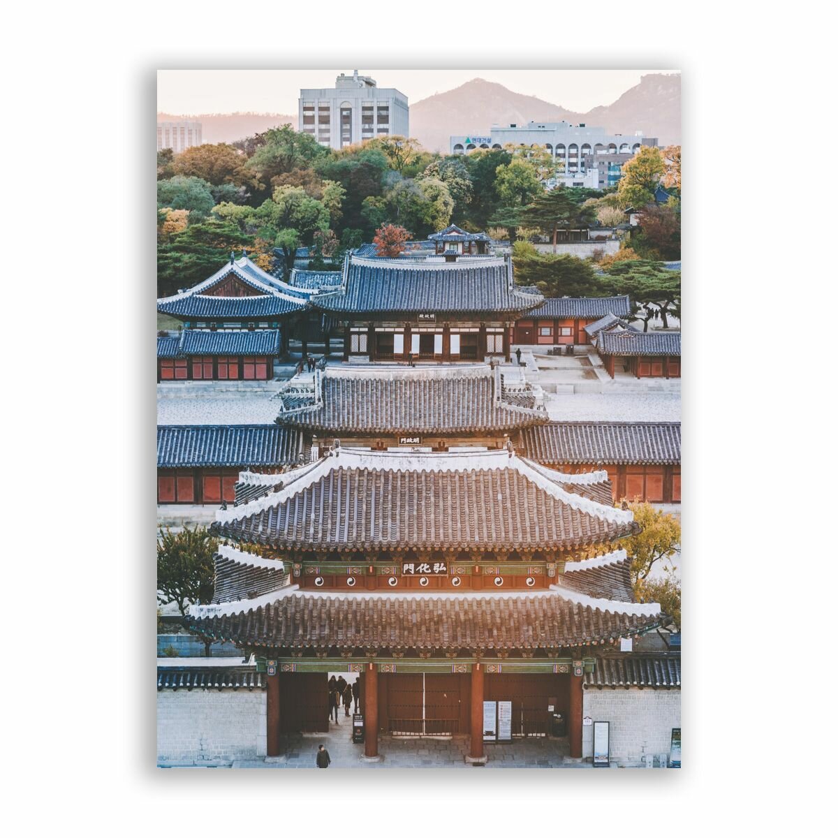 Постер, плакат на бумаге / Южная Корея / Размер 30 x 40 см