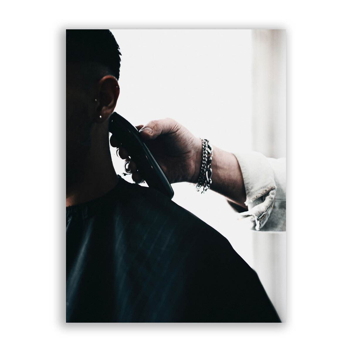 Постер, плакат на бумаге / Для Барбершопа / Размер 60 x 80 см