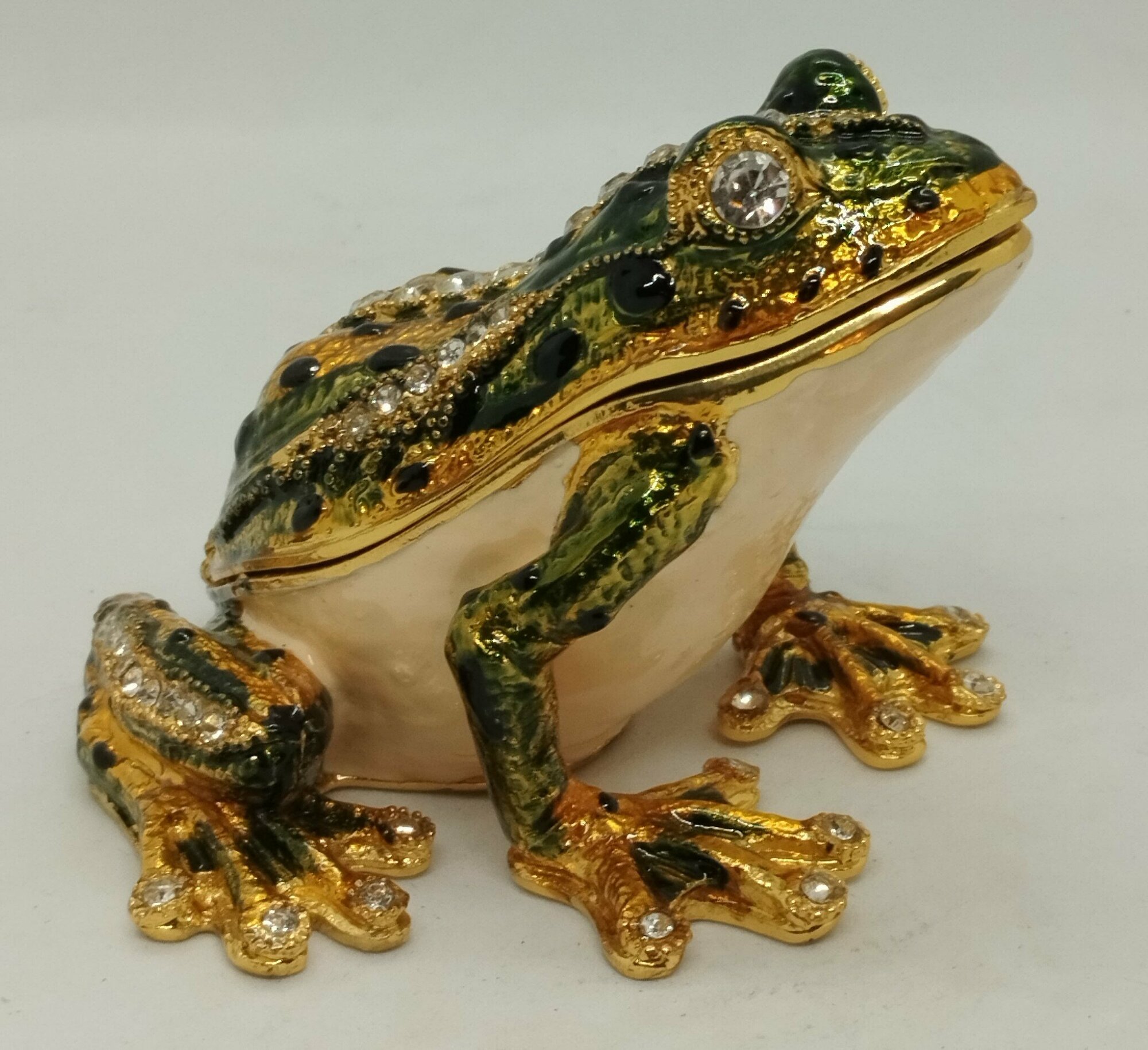 Шкатулка Фаберже "Лягушка средняя", ВР466