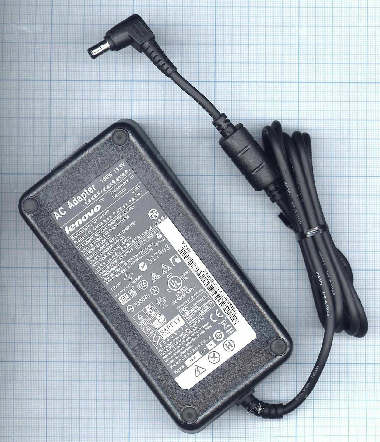 Блок питания (сетевой адаптер) для ноутбуков Lenovo 19.5V 7.7A 150W 6.3x3.0