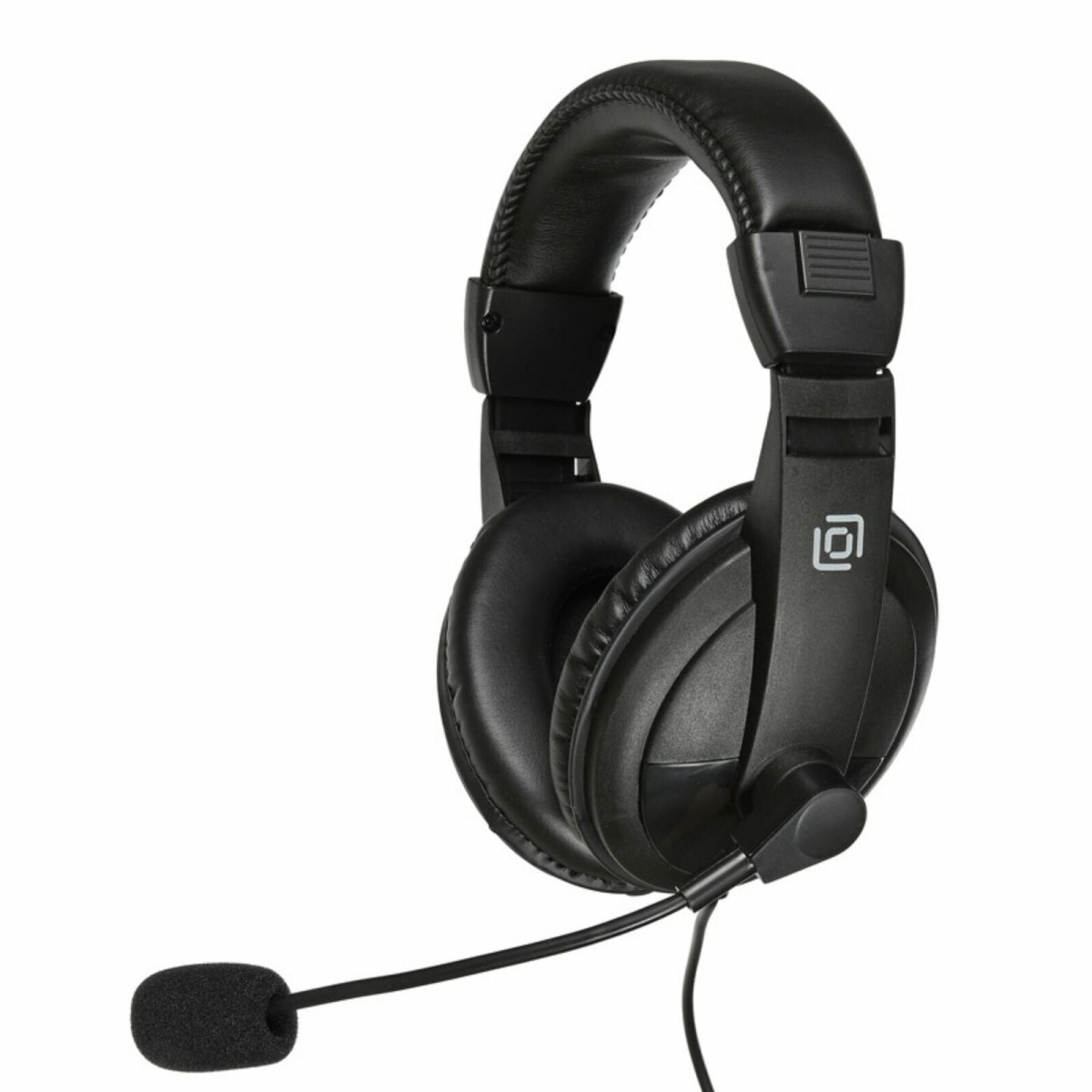 Наушники с микрофоном Oklick HS-M137V черный 1.8м мониторные оголовье (614046)