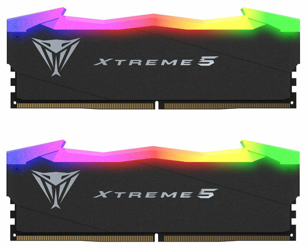 Оперативная память Patriot Memory DDR5 32GB (2x16GB) 8000MHz Viper Xtreme 5 (PVXR532G80C38K)