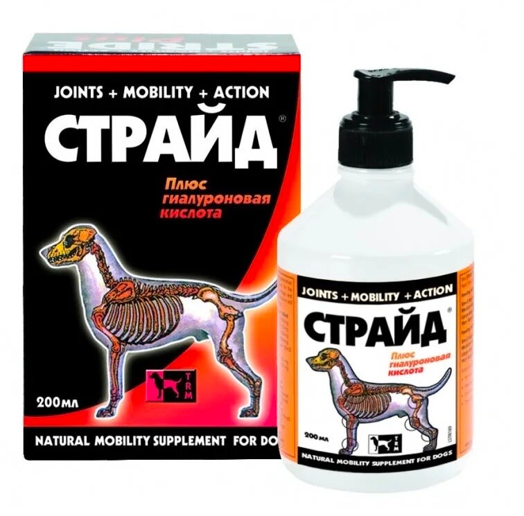 Добавка в корм TRM Stride Plus для собак 200 мл — фото 1