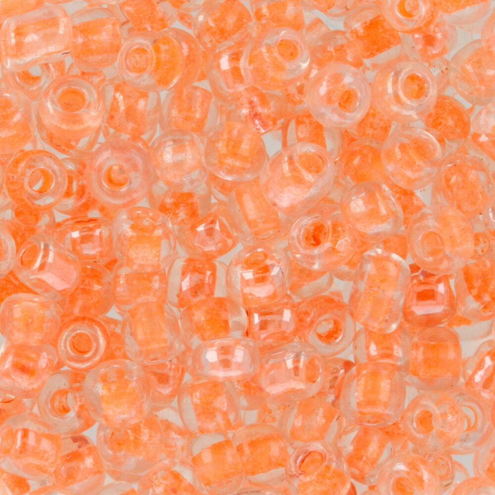 Zlatka GR-SV68 08/0 (2201-2230) 10 г Бисер для бисероплетения и вышивания для рукоделия цвет №2211 яр. оранжевый