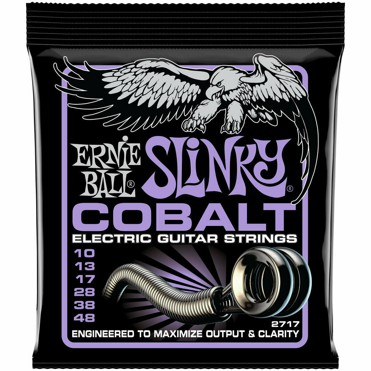 Струны для электрогитары Ernie Ball 2717 Ultra Cobalt 10-48.