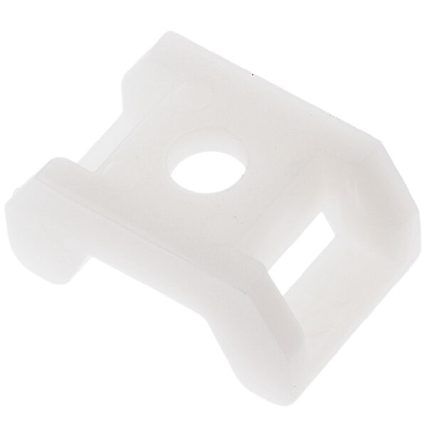Основание 25496SR белое для хомутов до 9,0 мм под винт (ДКС) (100 шт. в комплекте)
