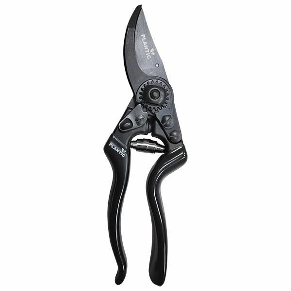 Секатор садовый профессиональный Plantic Pro85 35385-01, диаметр реза 23 мм, лезвия из углеродистой стали и рукоятки с ПВХ покрытием