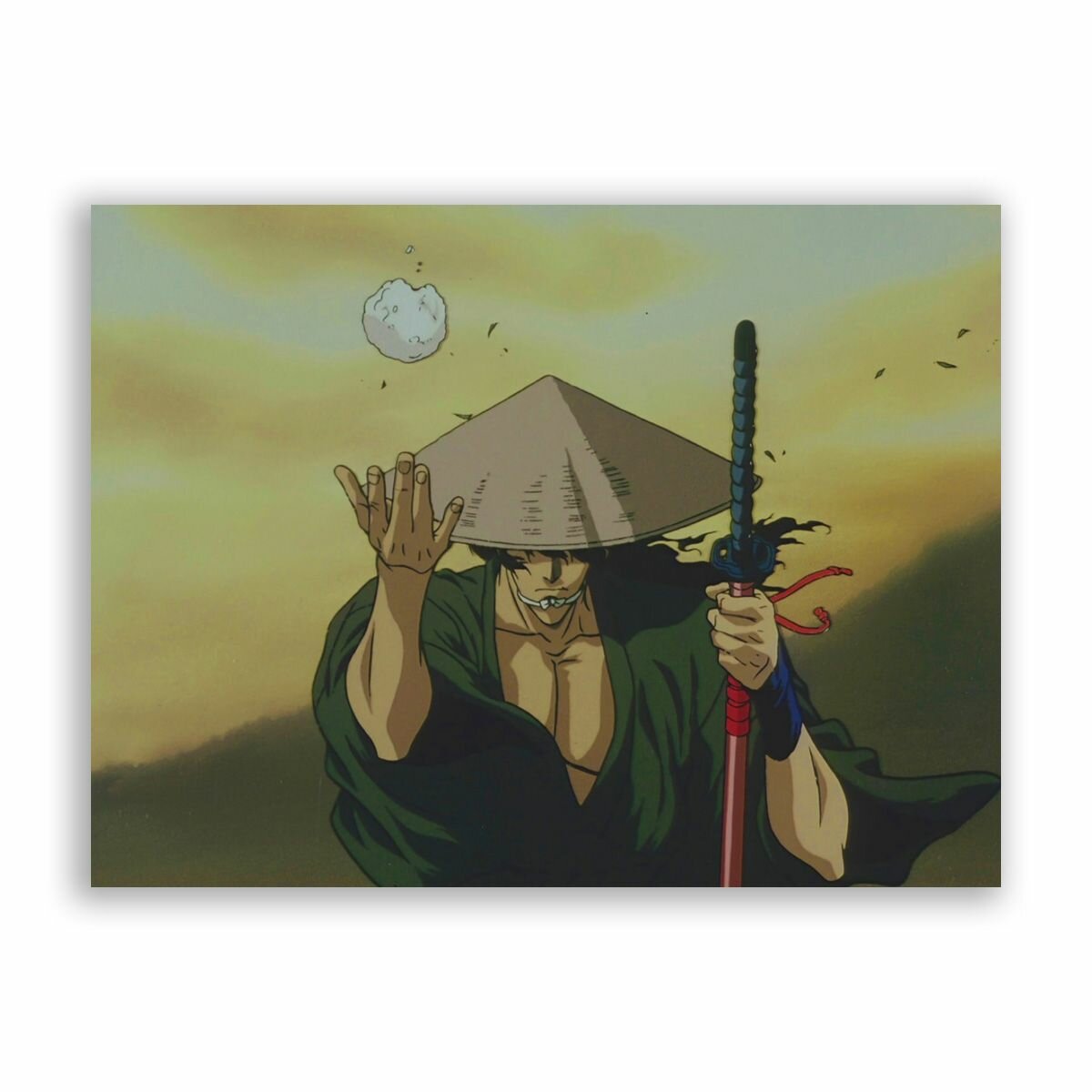 Постер, плакат на бумаге / Манускрипт Ниндзя / Размер 30 x 40 см