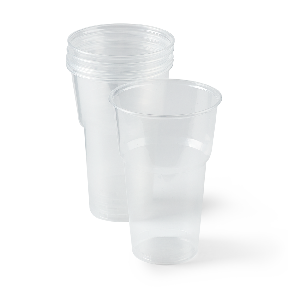 Стаканы пластиковые одноразовые Celesta, прозрачные, объем 500 мл