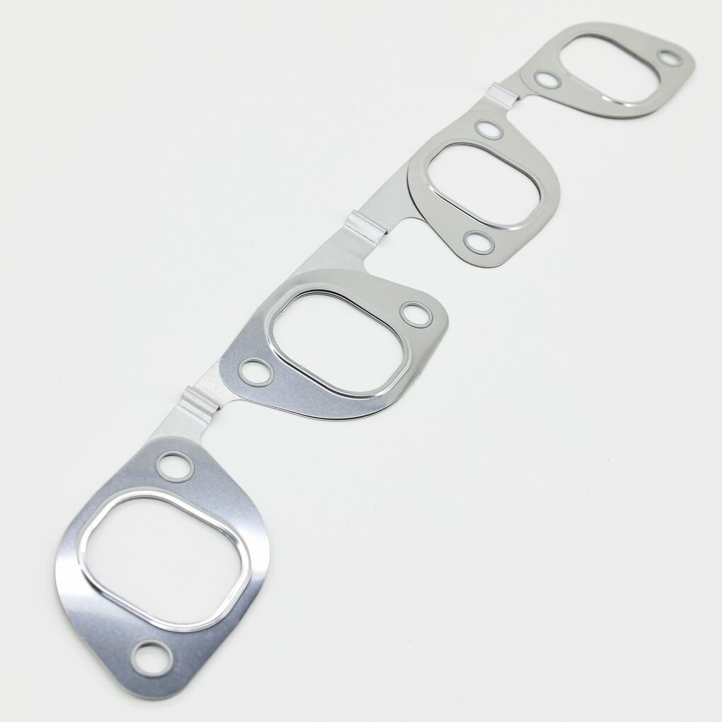 Прокладка выпускного коллектора ISUZU ELF 4HF1, TONG HONG (металл)