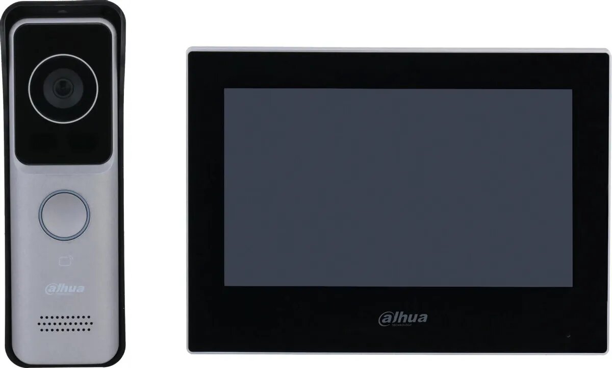 Комплект Dahua DHI-KTW02 DHI-VTO2311R-WP +DHI-VTH2621G-WP