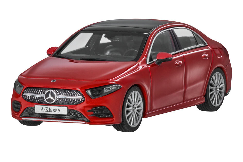 Модель коллекционная HERPA Mercedes W177 a-class limousine 2018 jupiter red
