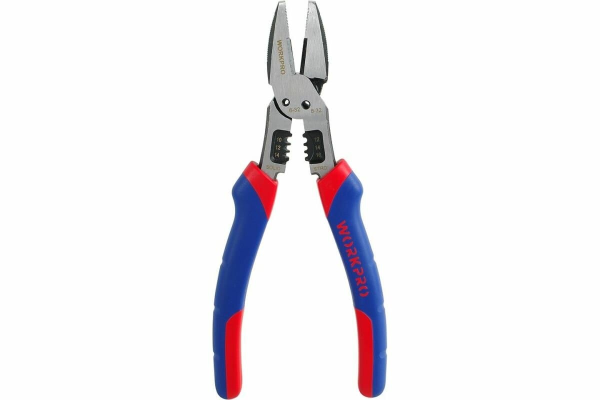 Универсальные комбинированные плоскогубцы WORKPRO 200 мм, 8 дюймов WP231085