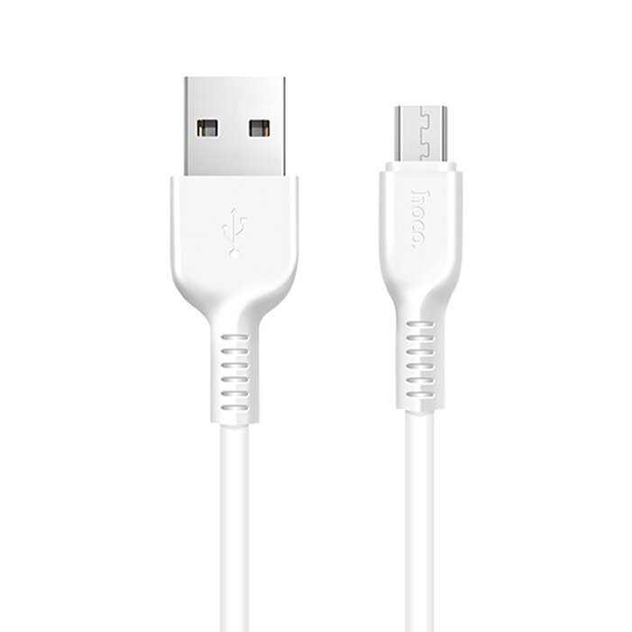 Кабель Hoco X20 Flash USB - microUSB 1 м белый