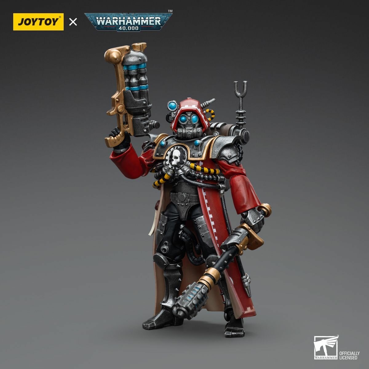 Подвижная фигурка JOYTOY Warhammer 40K 1/18 Action Figures Adeptus Mechanicus Skitarii Ranger Alpha
