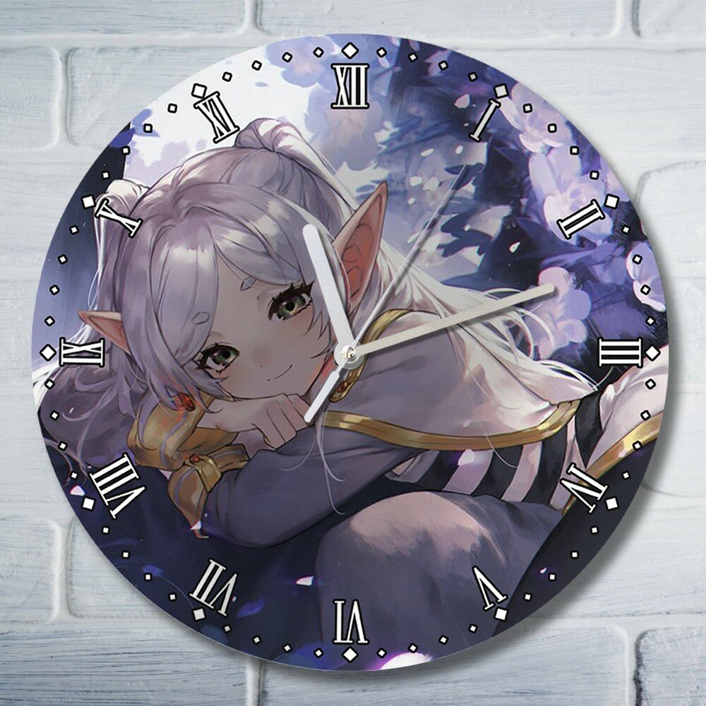 Настенные часы УФ "аниме провожающая в последний путь Фрирен (ферн, старк) - 10193"