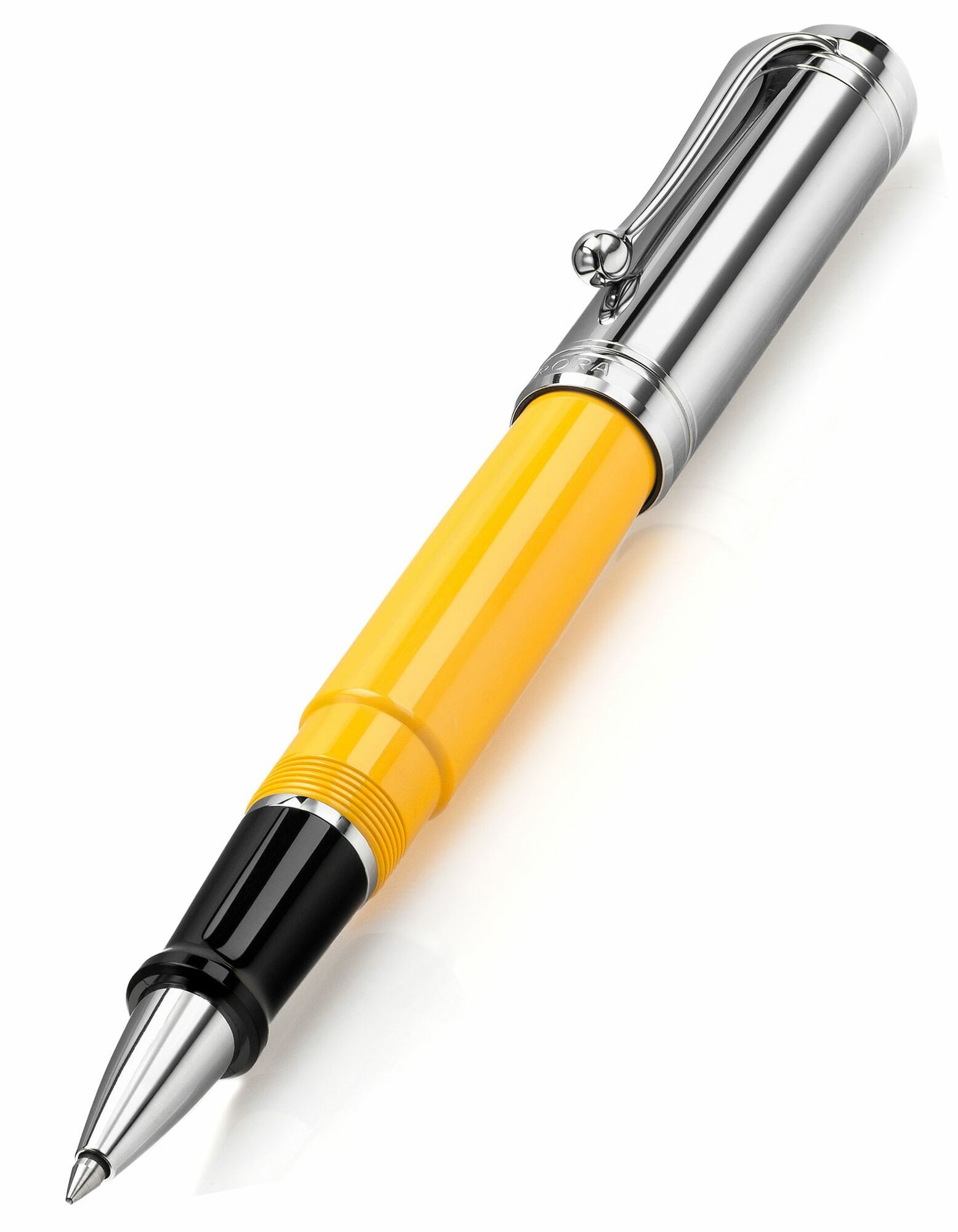 Ручка-роллер AURORA Talentum Yellow Barrel Chrome Cap (AU D71-CY)