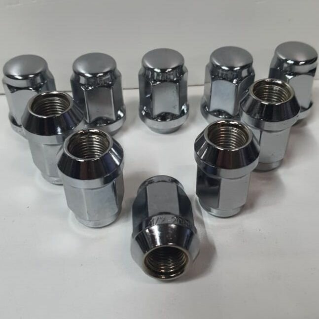 Гайка колёсная 1/2 20, конус, под 19 ключ, 10 штук