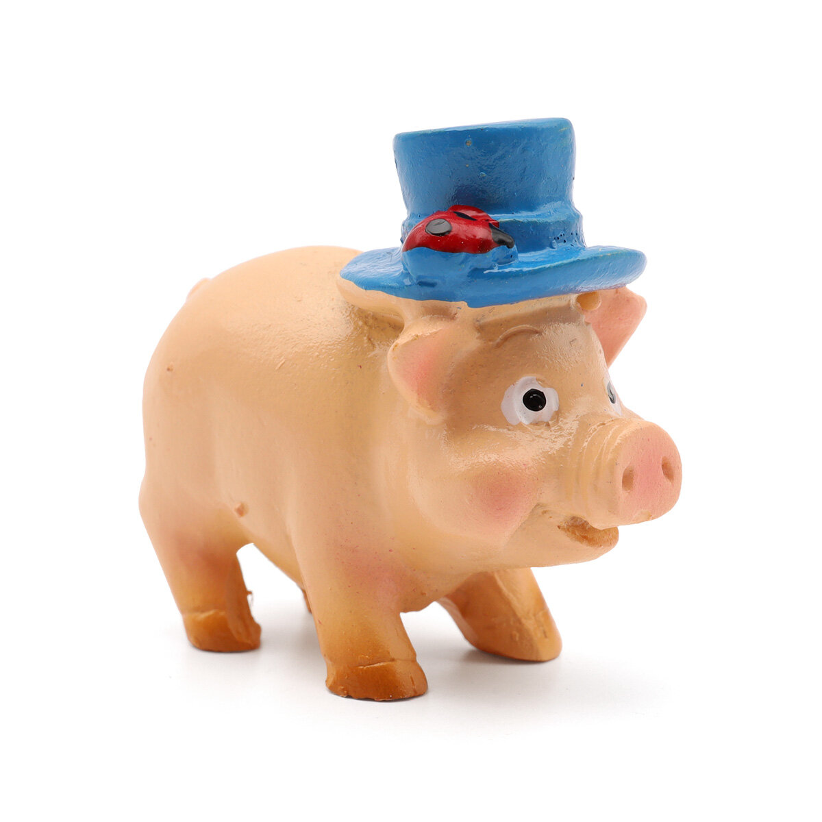 Миниатюрная фигурка животного 'Свинка в синей шляпе', 3*1 см, Astra&Craft