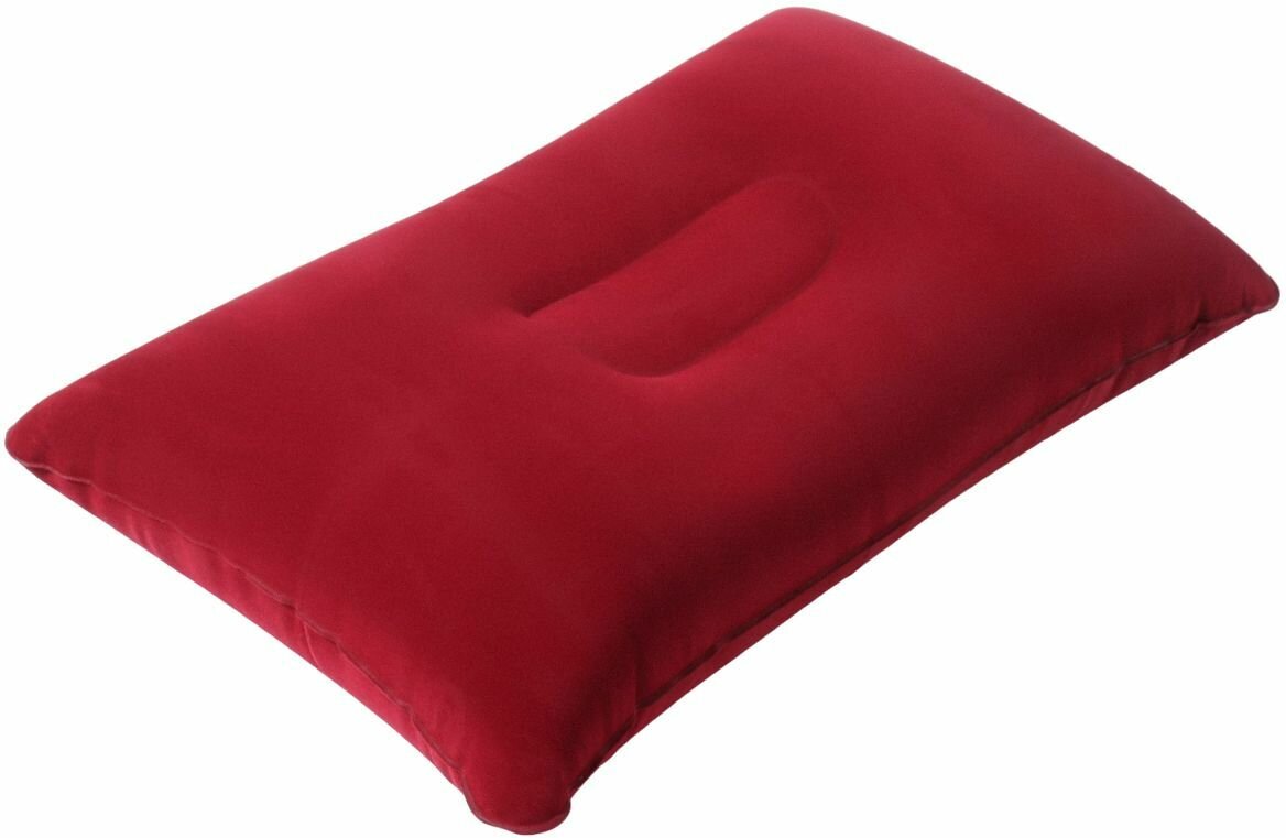 Подушка дорожная надувная, для путешествий и отдыха, в самолет и в машину, размер 38 х 24 см, цвет микс