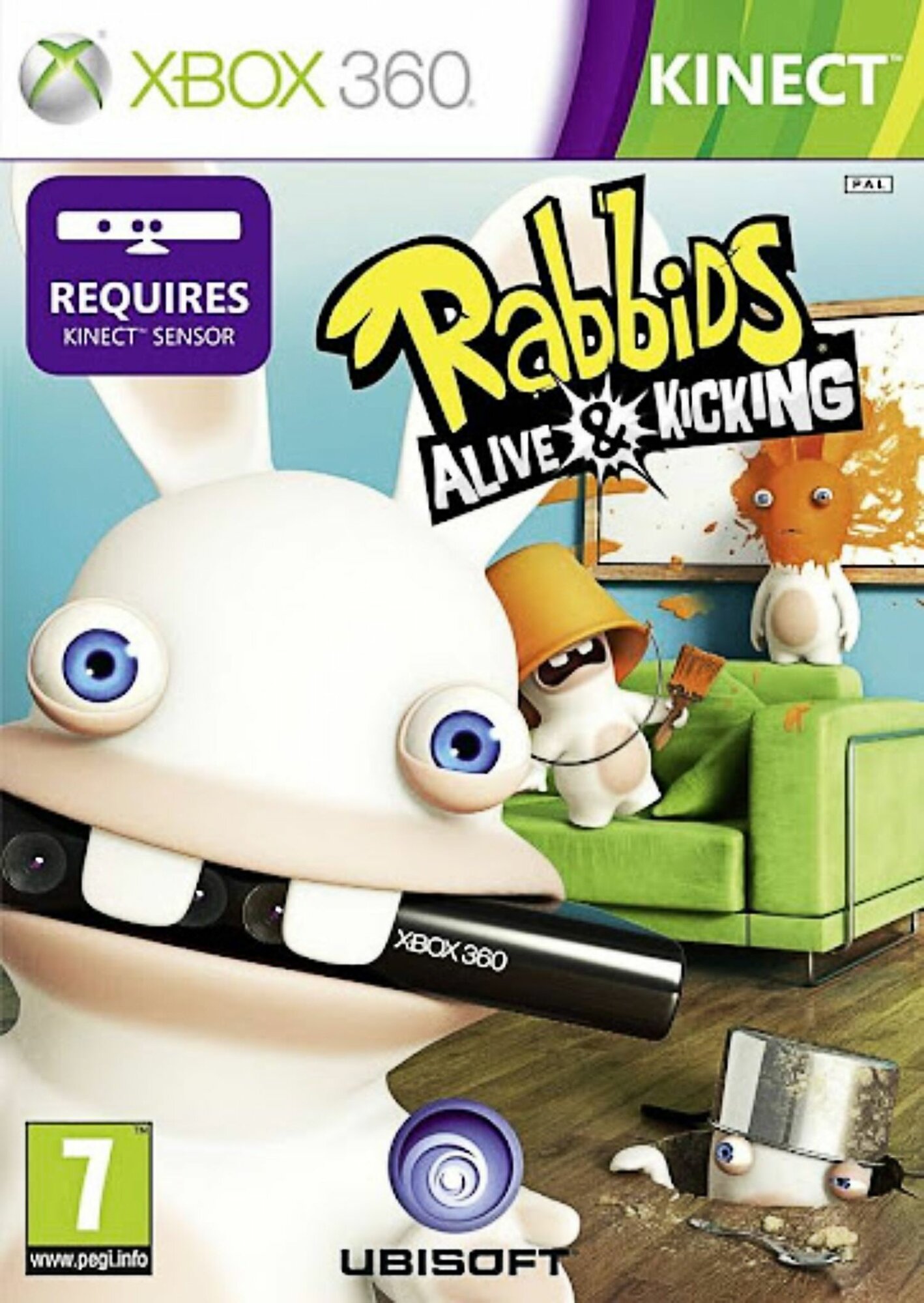 Rabbids Alive & kicking Английский язык Видеоигра на диске Xbox 360