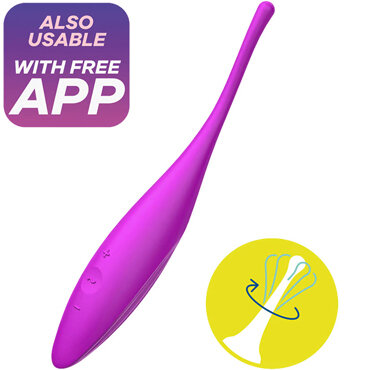 Satisfyer Twirling Joy, фуксия Точечный стимулятор с управлением через приложение