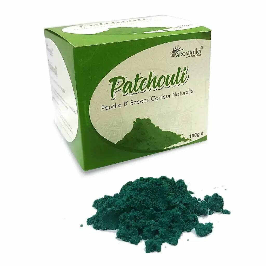 PATCHOULI Poudre D'Encens Couleur Naturelle, Aromatika (Санг пачули Ароматическая пудра, Ароматика), 100 г.