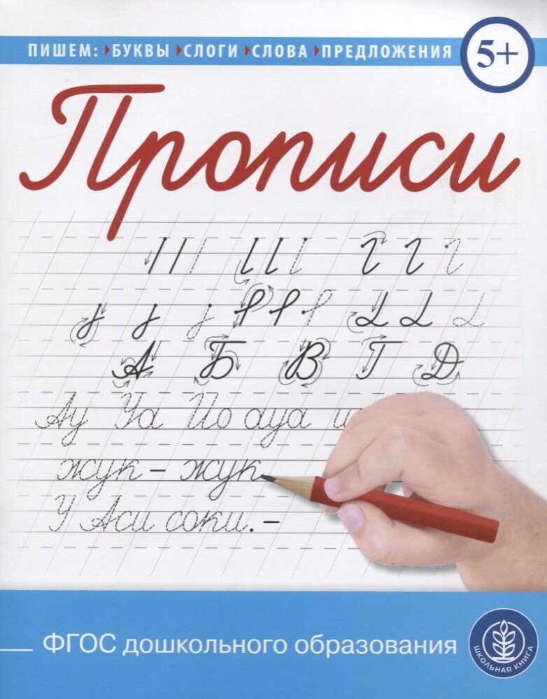 Прописи. Пишем буквы, слоги, слова, предложения.