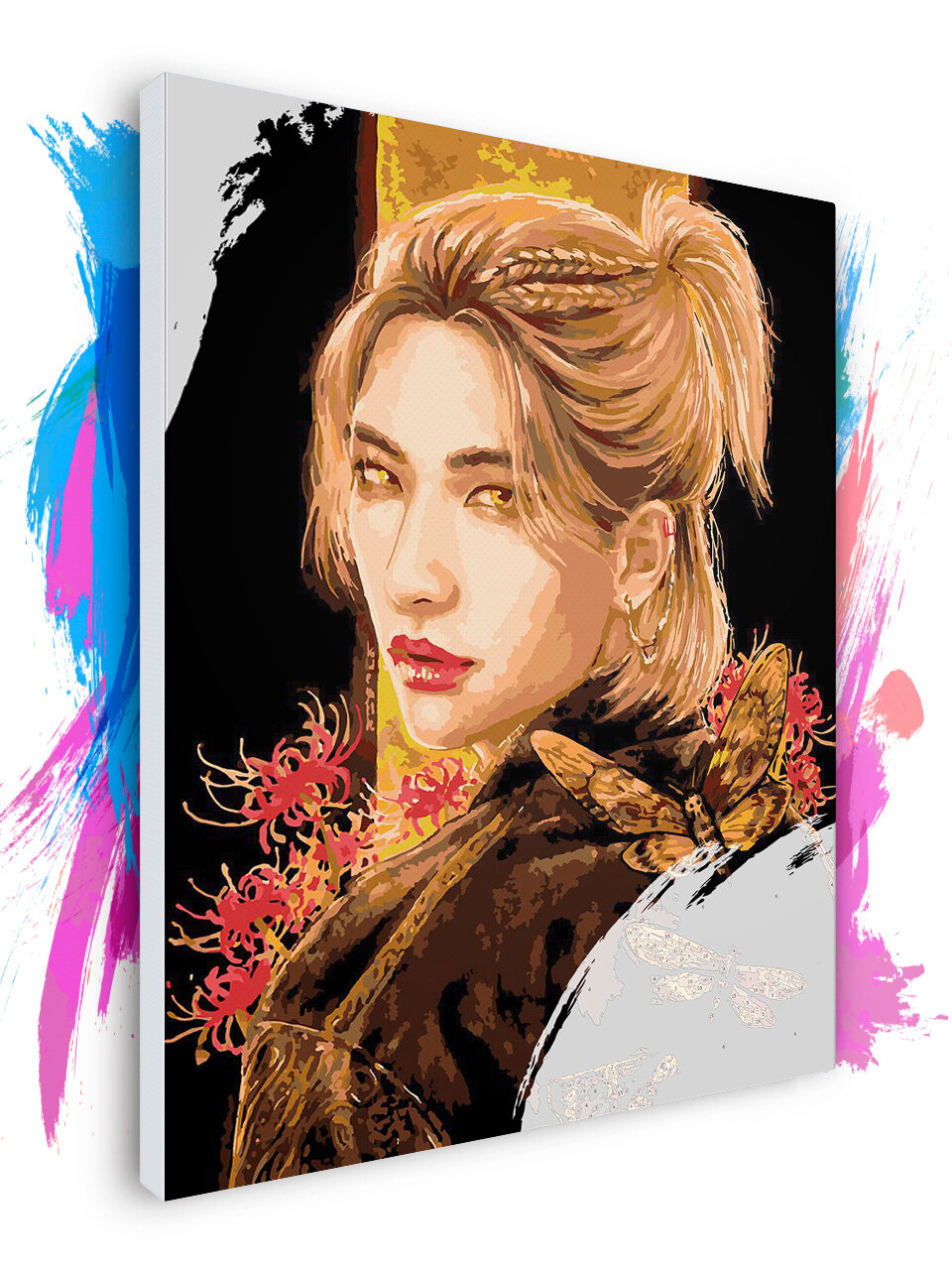 Картина по номерам на холсте Stray Kids Хёнджин Арт, 40 х 50 см