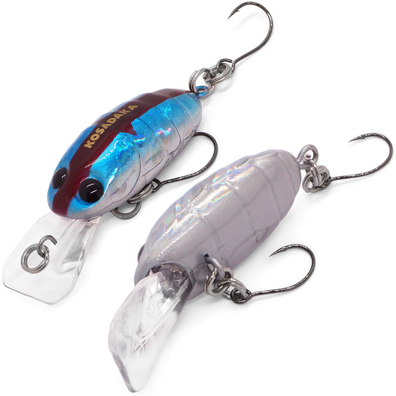 Воблер Kosadaka Crankin Pupa XD 35F, плав, 35мм, 2.6г, 0.9-1.8м, цв. BLU