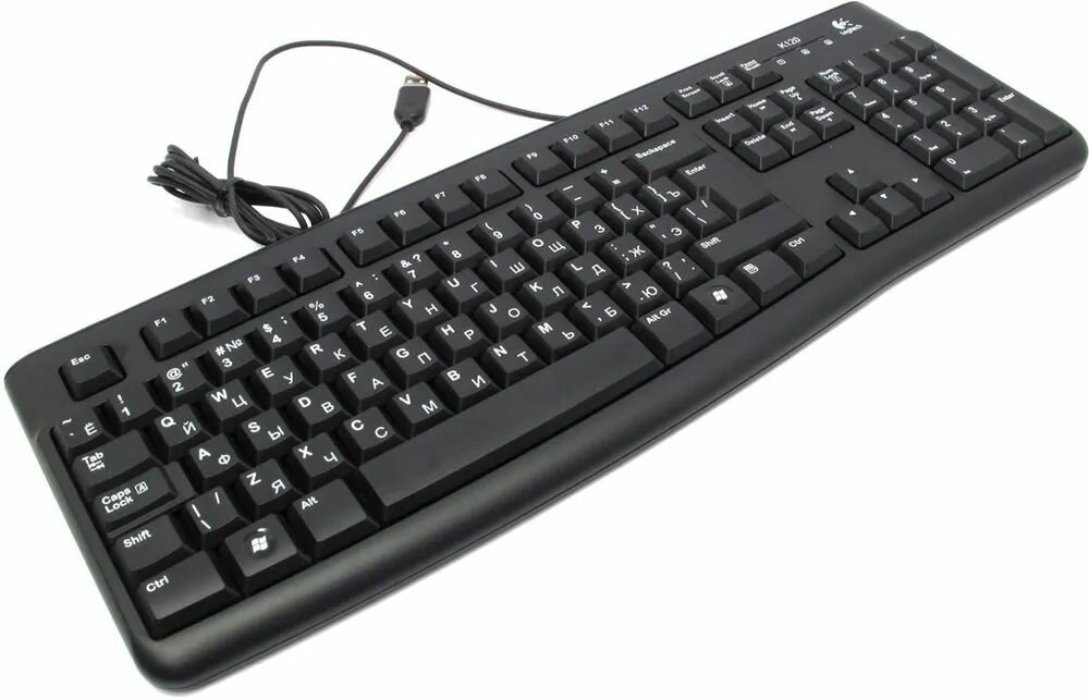 Клавиатура проводная LOGITECH K120 OEM (920-002522), официальная гарантия