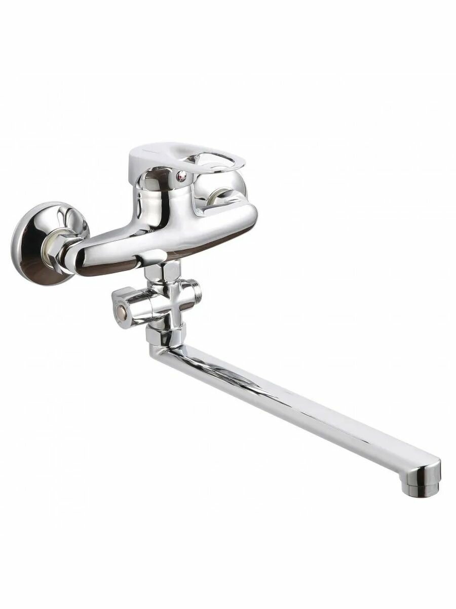 Смеситель Hansеn H21030, для ванны и душа, латунь, хромированный, аэратор