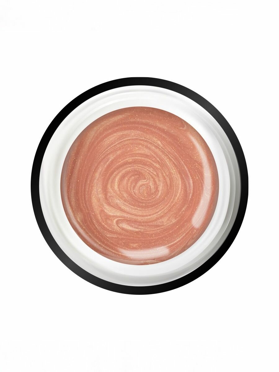 Nail Club Гель-краска с шиммером и с липким слоем GO-75 Ice Cream