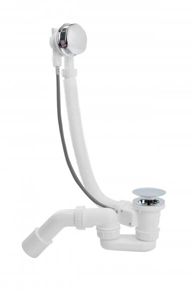 Полуавтоматический сливы-перелив для ванны Grocenberg GB240CR Хром