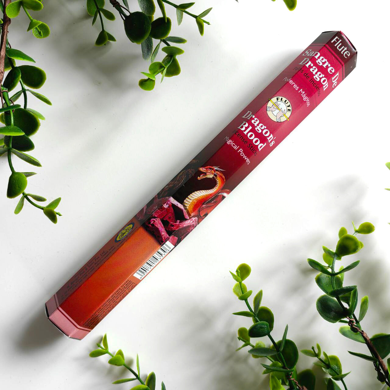 Flute DRAGON'S BLOOD Incense Sticks, Cycle (кровь дракона ароматические палочки, Магические силы, Сайкл), шестигранник 20 палочек.