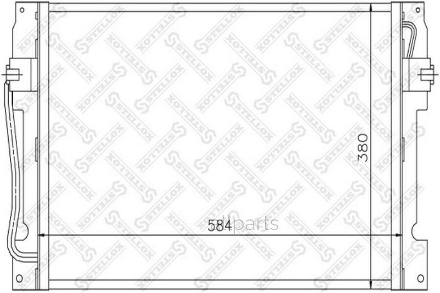 STELLOX 1045168SX NS94182=VO5077=GR925233=BH7402015 [6849575] ! радиатор конд.\ Volvo 850 all 93-96