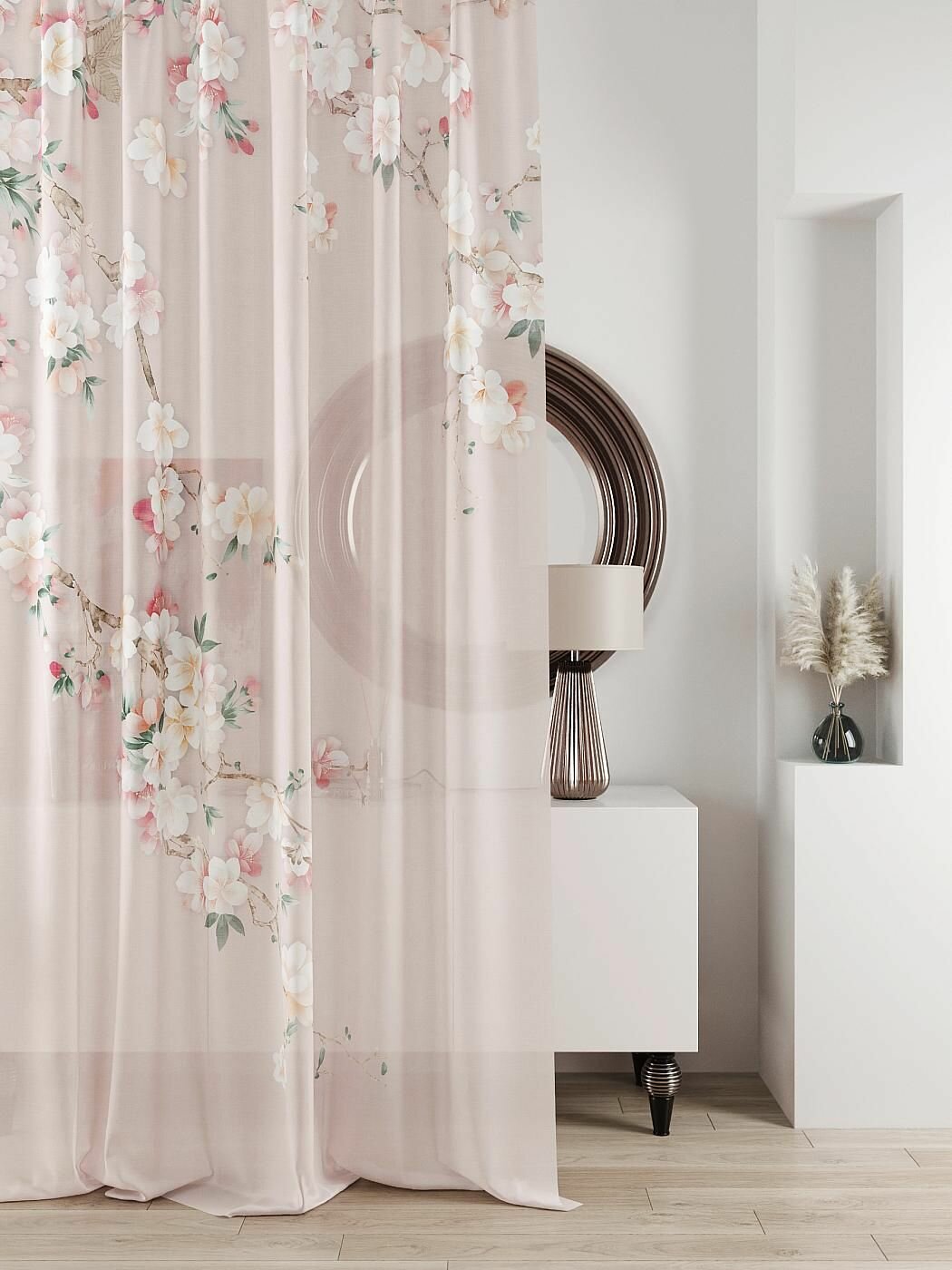 Тюль для комнаты AT HOME / Вуаль 150х250 см / Ливартис - 84