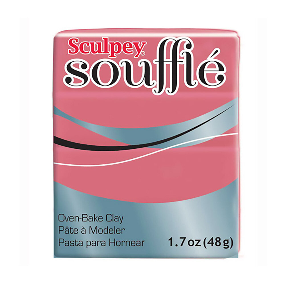"Sculpey" Souffle полимерная глина SU 48 г СК/Распродажа 6633 розовый
