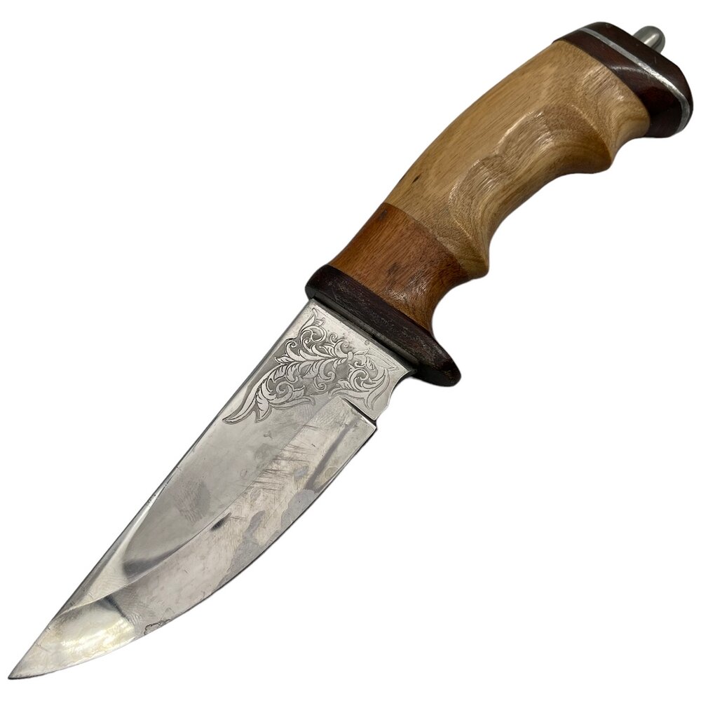 Нож охотничий сувенирный без ножен 2000-2010 гг. Частная работа, Россия