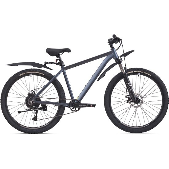 Горный велосипед Rush Hour 27.5" XS 735 DISC AL черный , рама 18" (9 скоростей)
