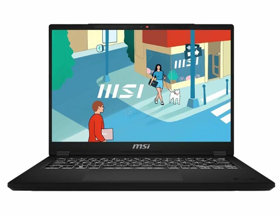 Ноутбук MSI Modern 14 H D13MG-090RU 14" IPS, Core i5-13420H, 16Gb, 512Gb SSD, UHD, Win11 Pro, black (9S7-14L112-090)