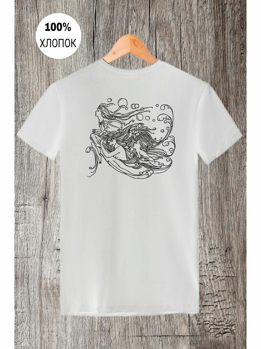 Футболка русалки море